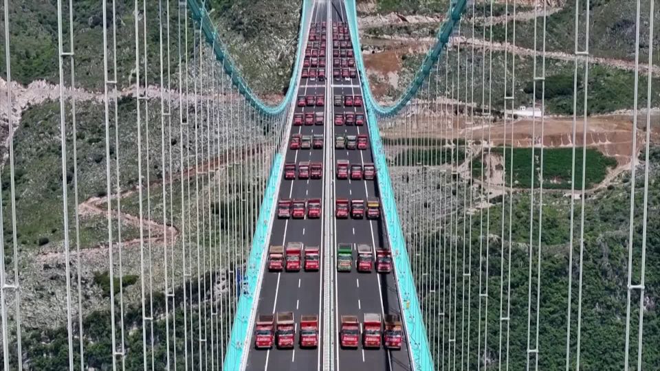 World S Tallest Bridge Passes Load Test