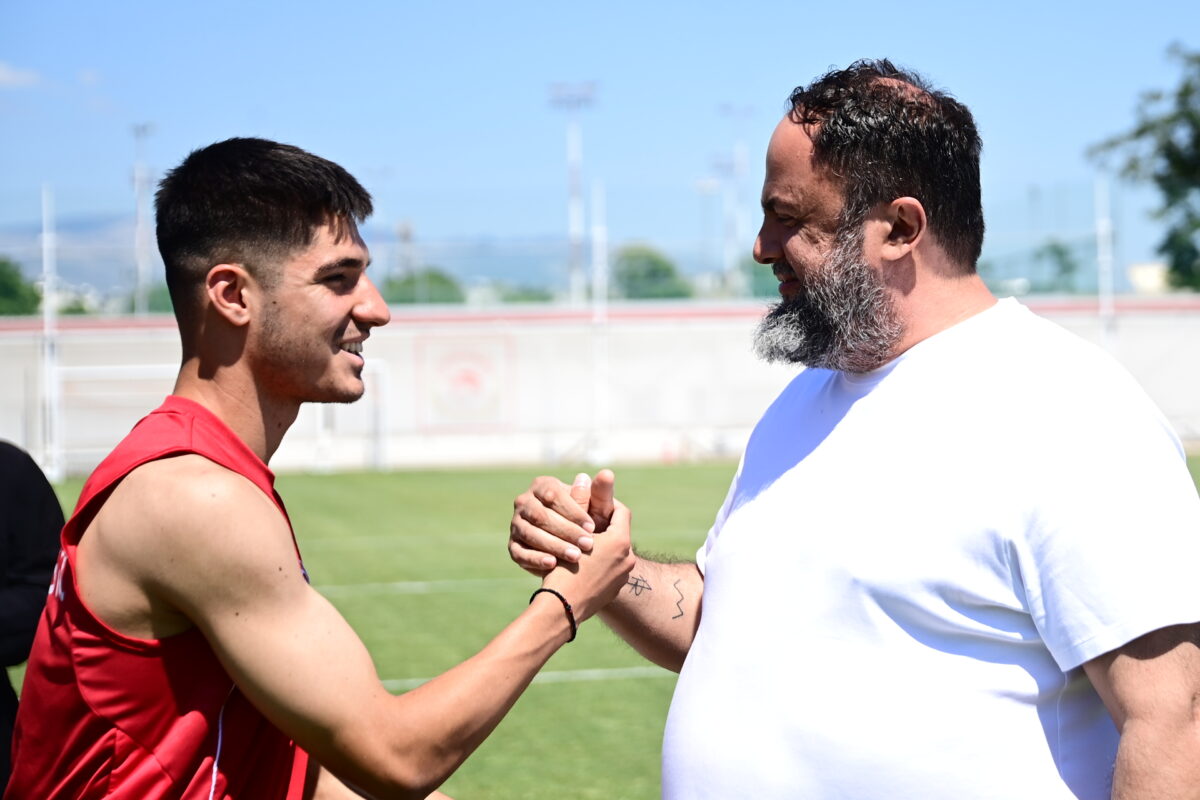 Ο Ολυμπιακός πραγματοποίησε αγιασμό στου Ρέντη – Παρών και ο Βαγγέλης ...