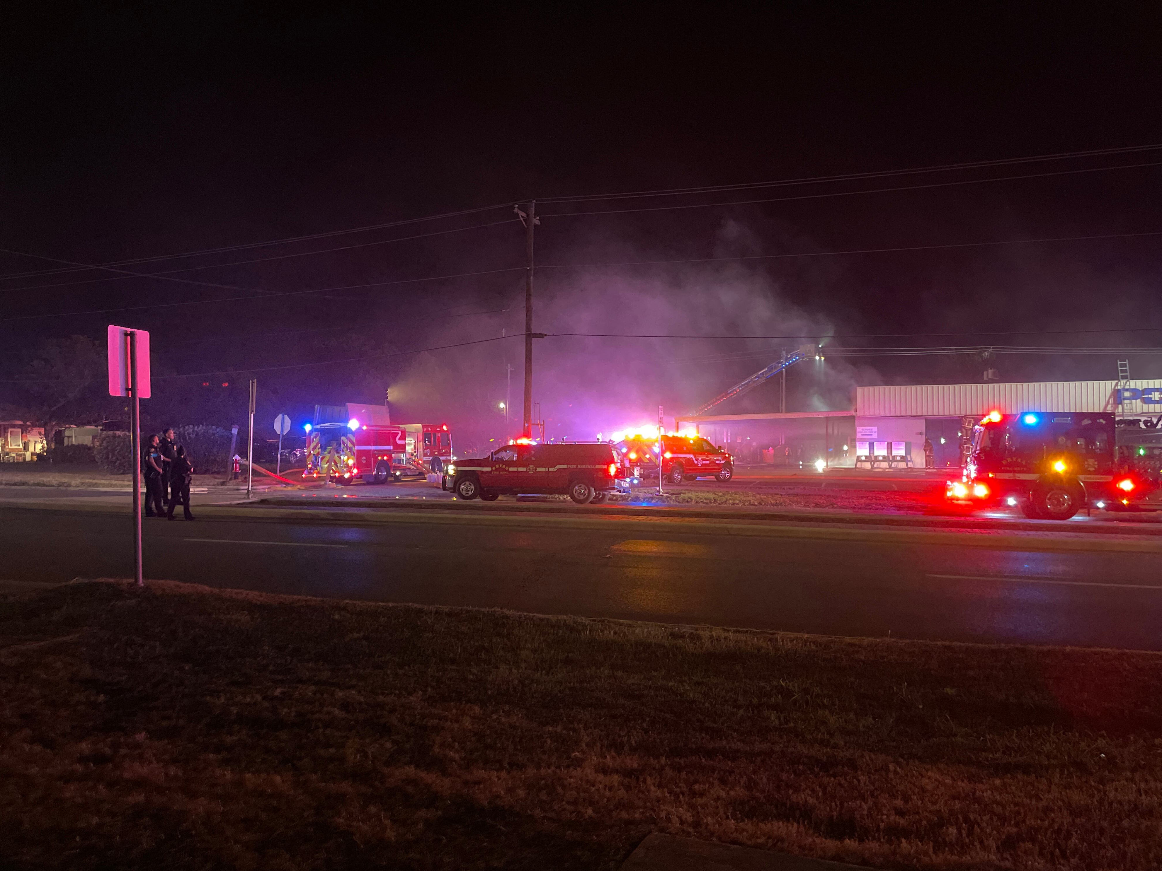 Bryan Fire Department investigating early morning business fire