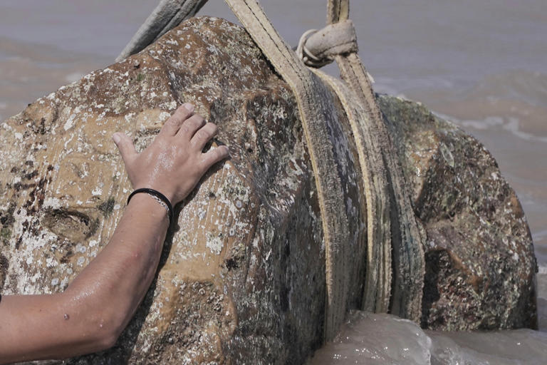 Secrets of ancient city revealed as artefacts recovered from seabed