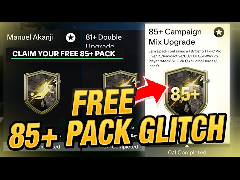 How to get a free glitched 85+ mixed campaign pack in EA FC 24