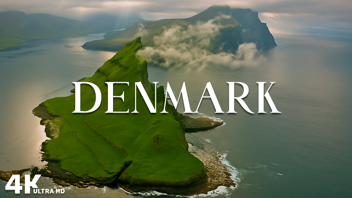 Denmark From Above – Landscapes & Coastlines in 4K