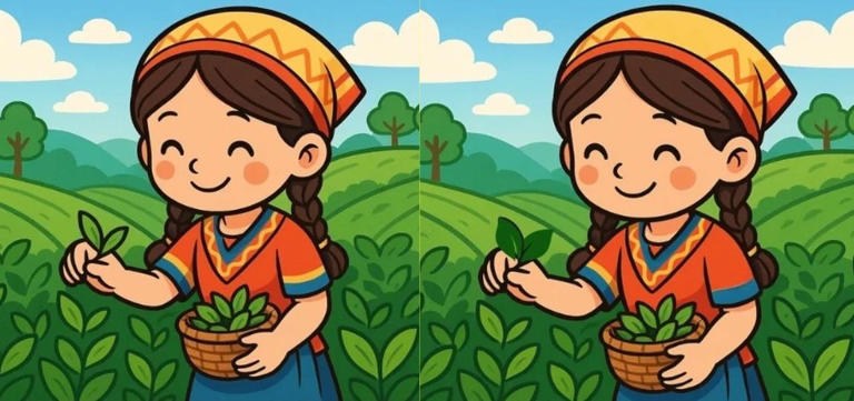 Think You've Got 20/20 Vision? Spot the 3 Differences in Girl Plucking ...