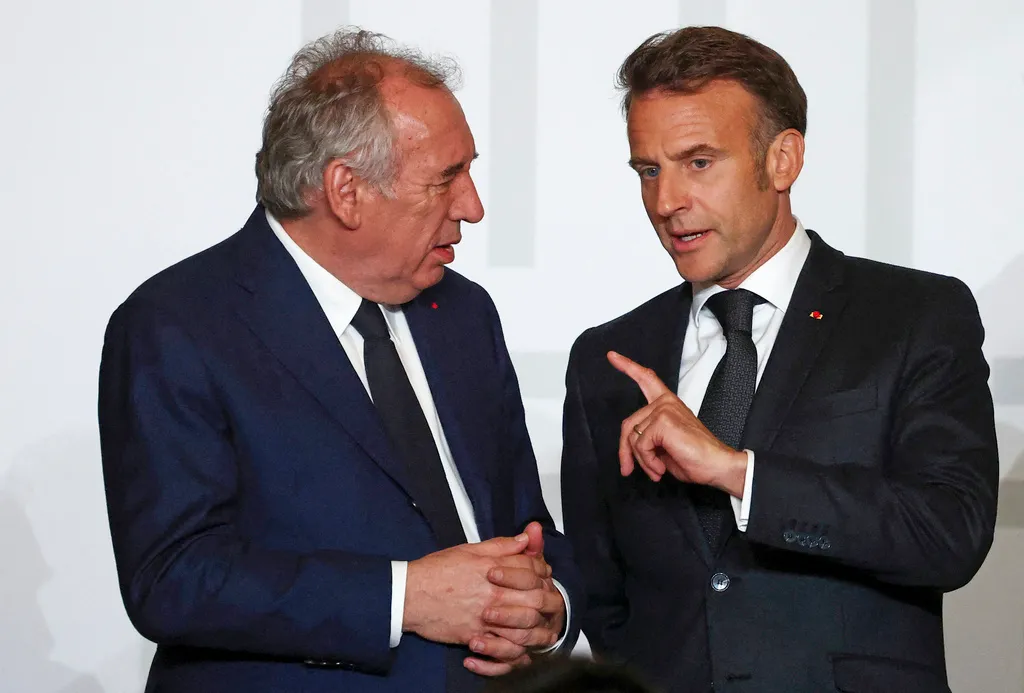 Macron backs Prime Minister François Bayrou ahead of critical ...
