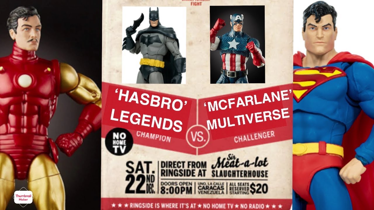 Hasbro Marvel Legends vs. McFarlane DC Multiverse – Figure Showdown