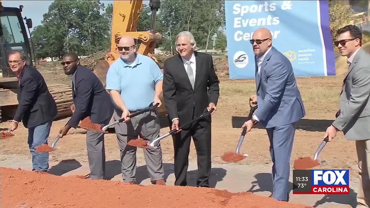 Officials break ground on Greer sports and events center