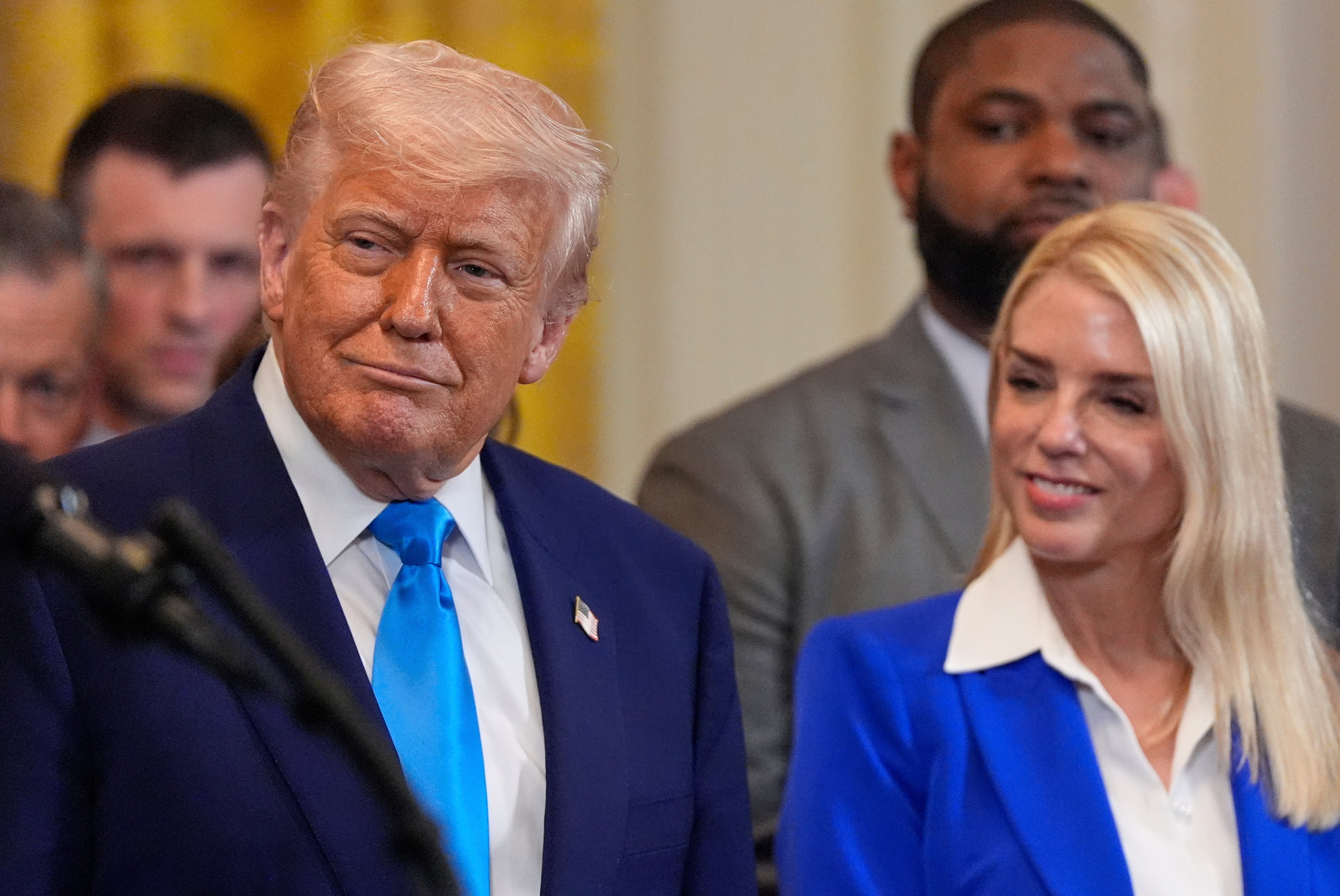 Trump’s history of praising Pam Bondi after awkward remark about ...