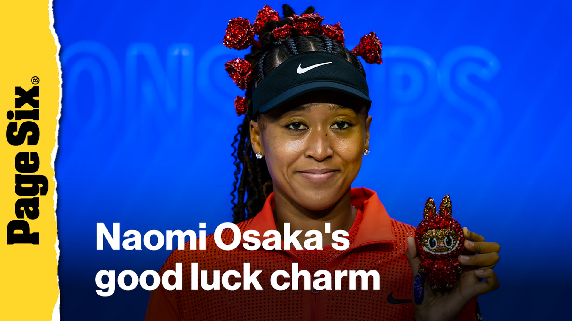 Naomi Osaka brings on the bling with bedazzled Labubu and hair ...