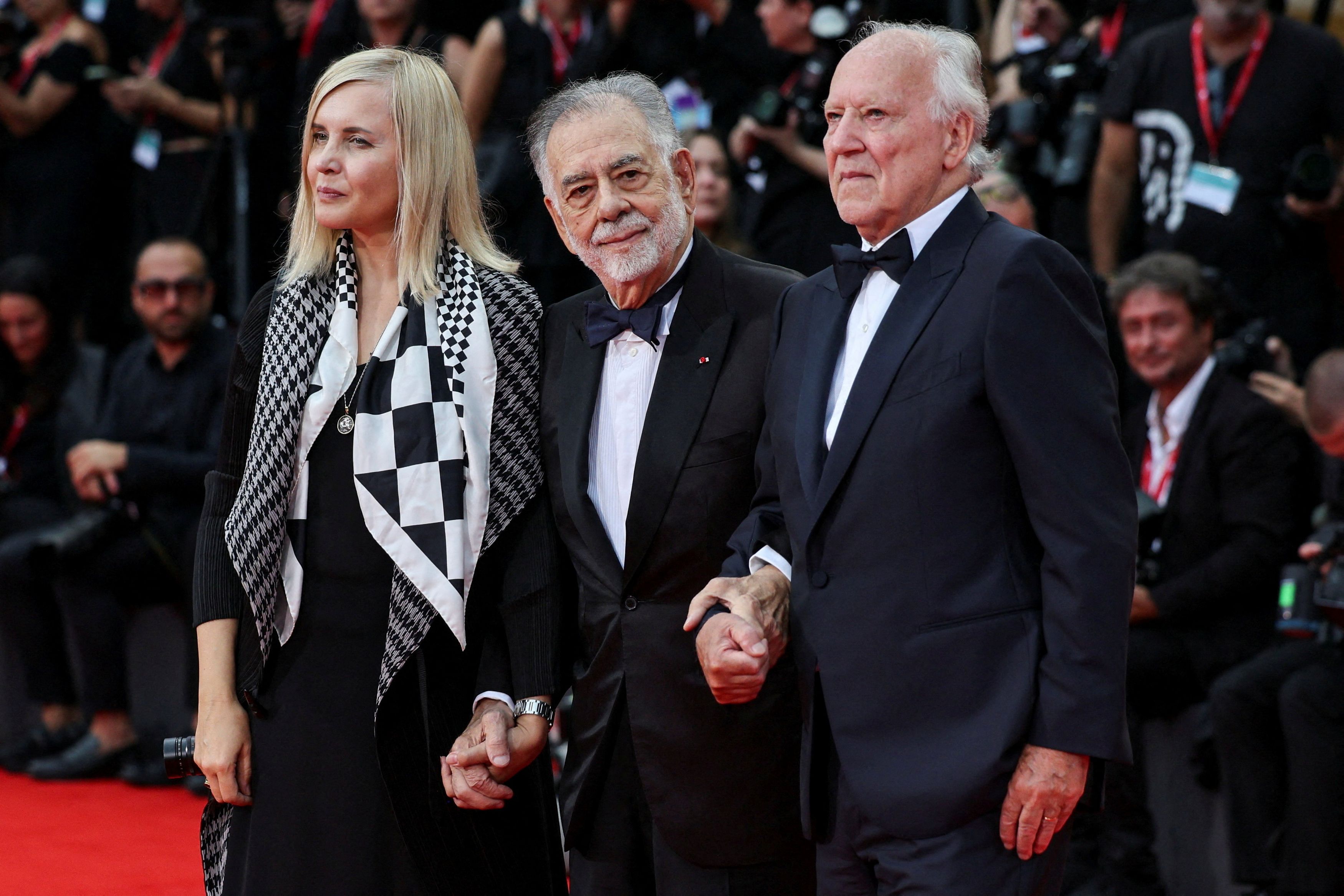 Coppola, weeks after hospitalization, thrills crowd at Venice Film Festival