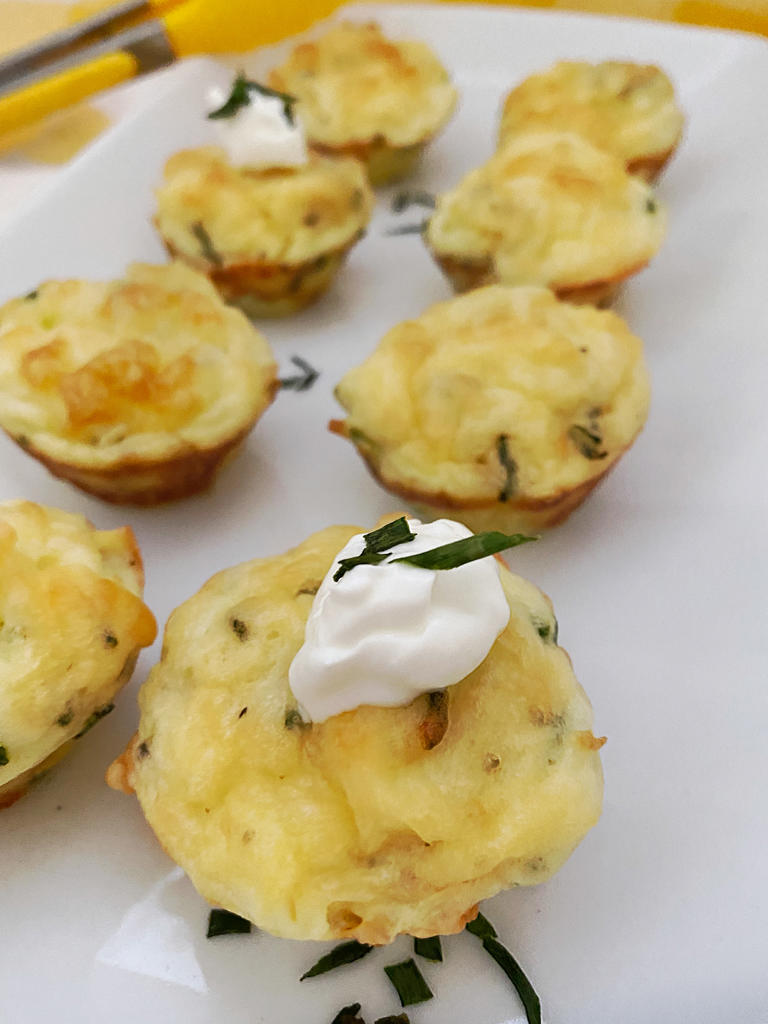 Cheesy Mashed Potato Puffs