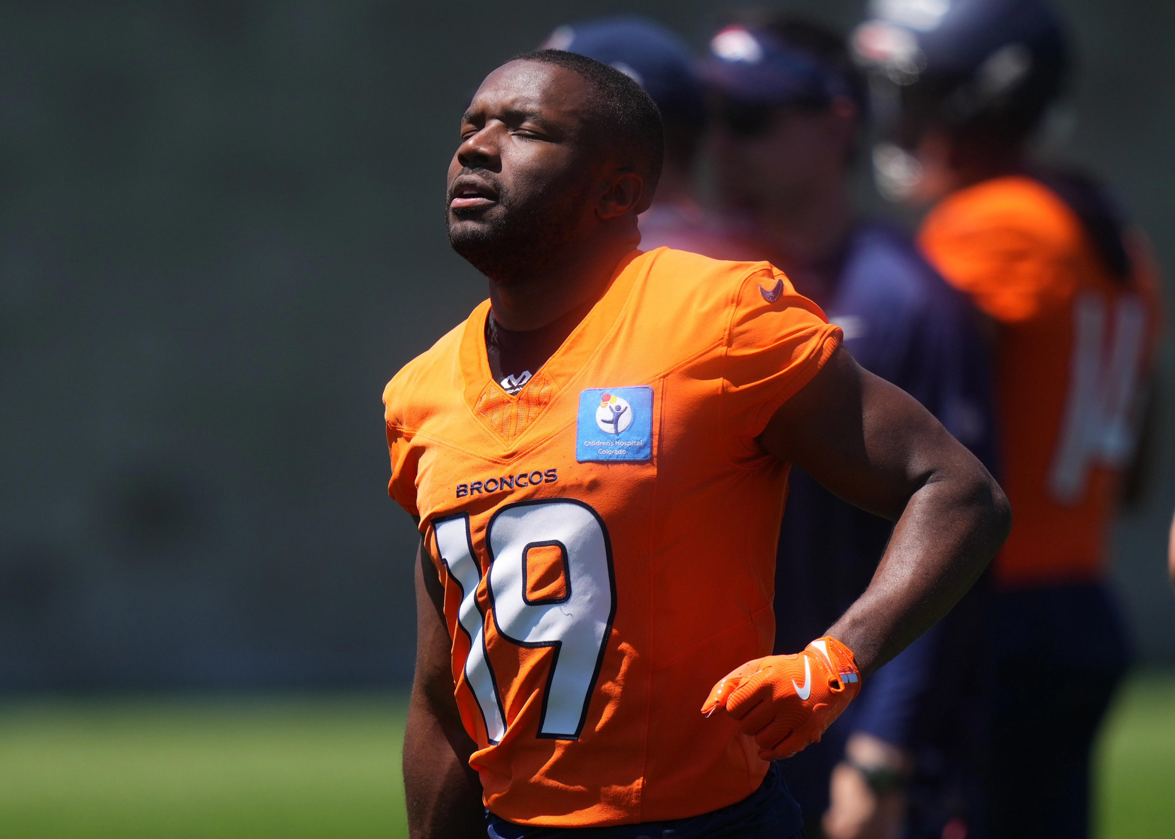Marvin Mims injury update after Broncos WR left Wednesday's practice
