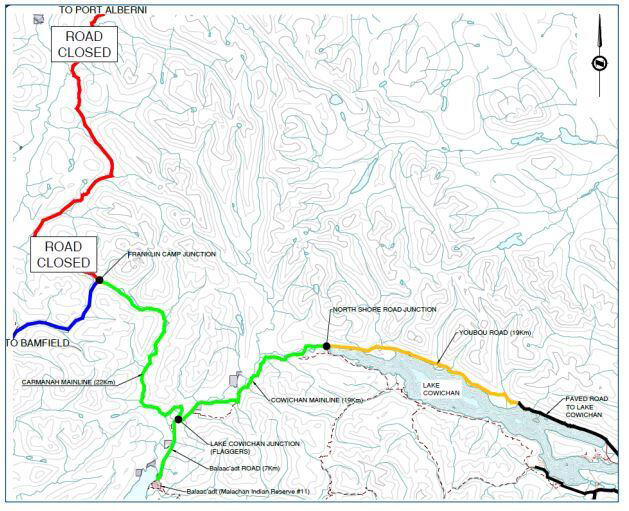 Renewed calls for alternative route as Vancouver Island road faces ...