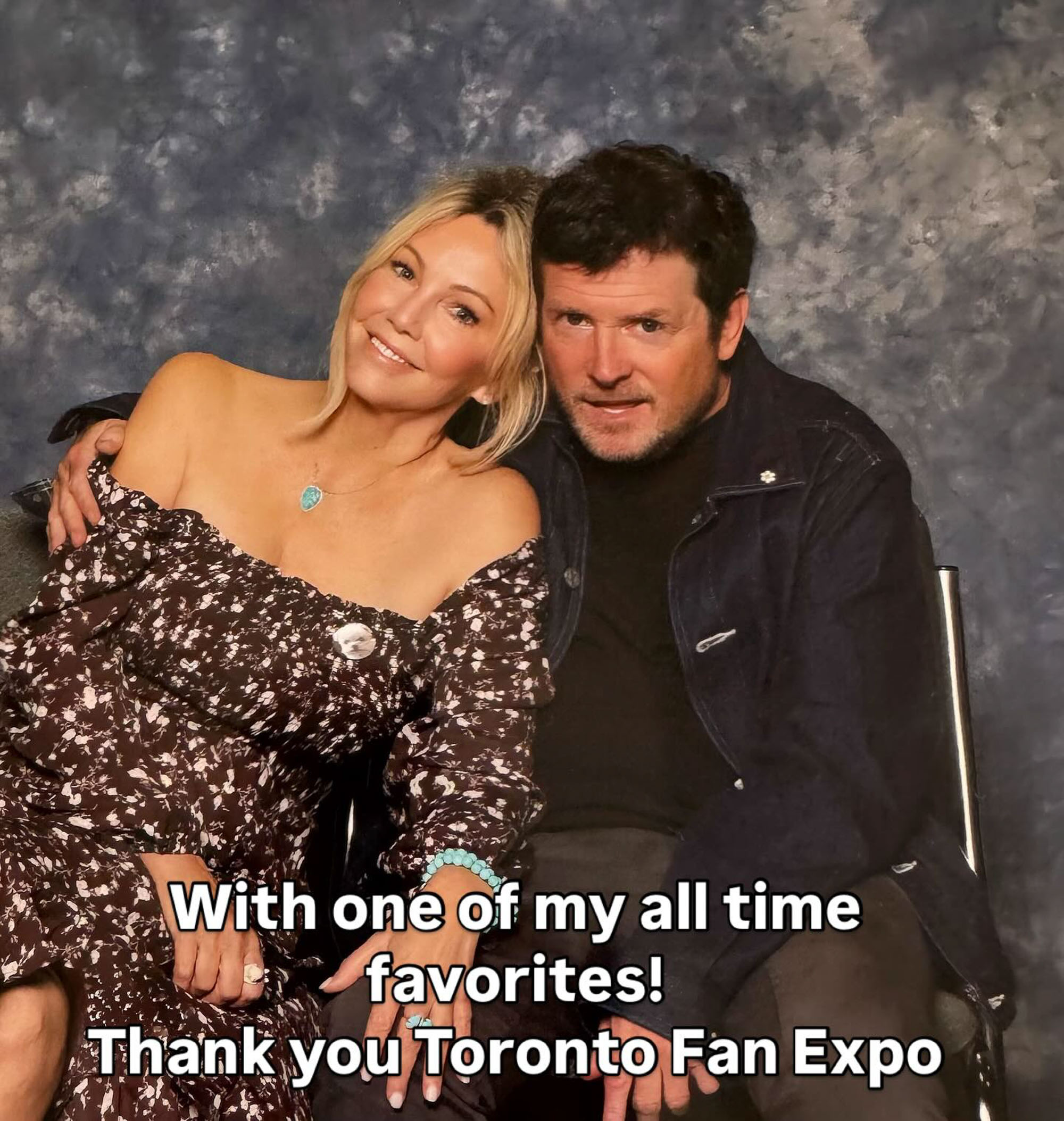 Heather Locklear and Michael J. Fox have sweet reunion nearly 25 years ...