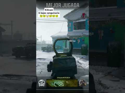 Killcam 6 bajas a subfusil #mejorjugada #codclips #killcam #bo6