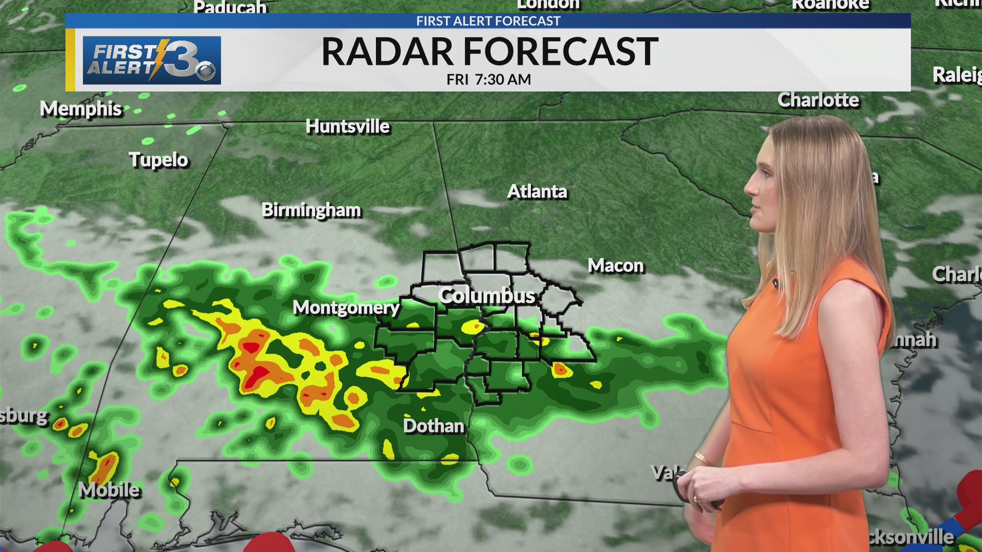 Columbus, Ga Weather Wednesday Evening