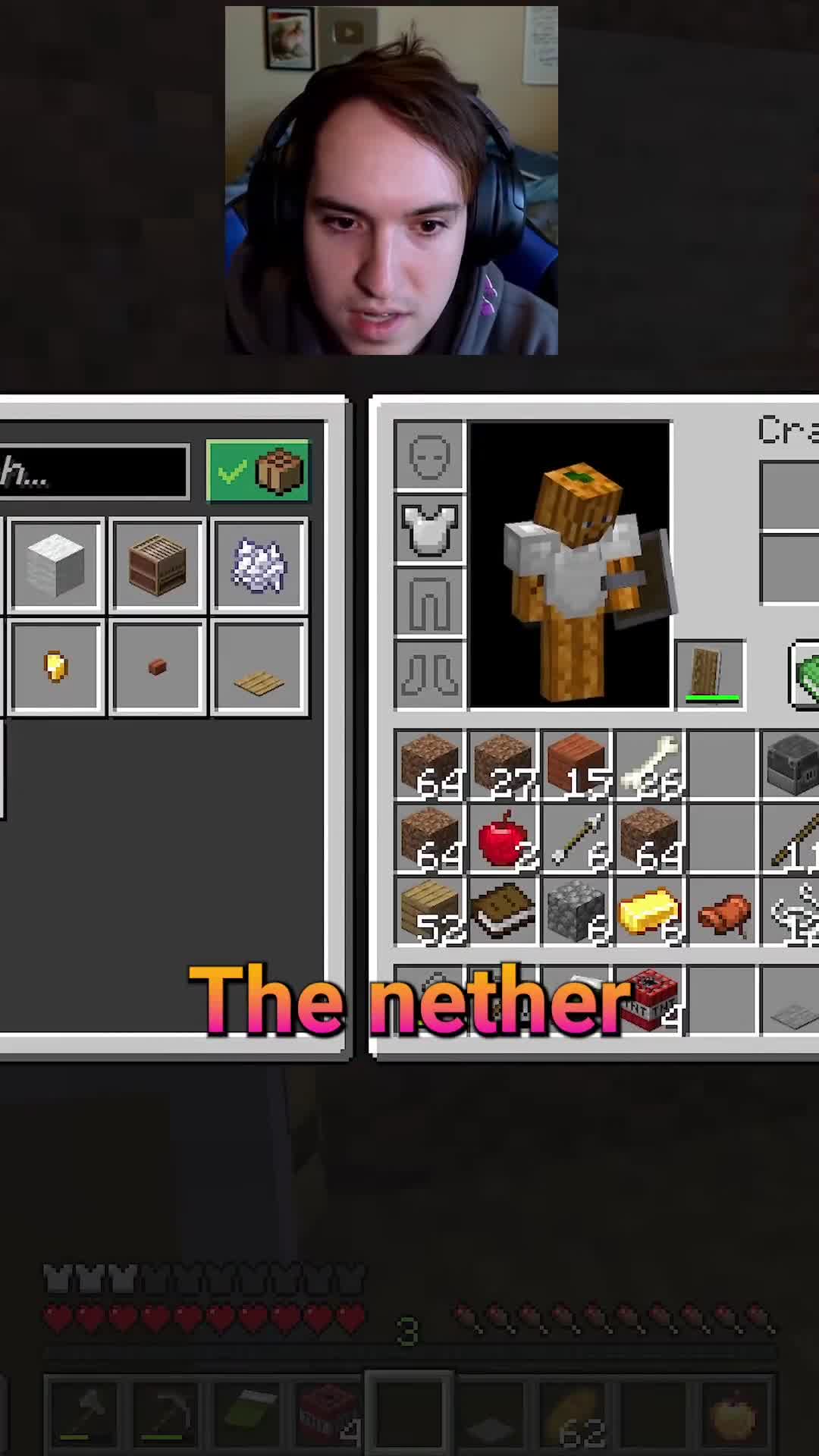 Minecraft but God is watching me! #minecraft #mc #mcyt #minecrafthar