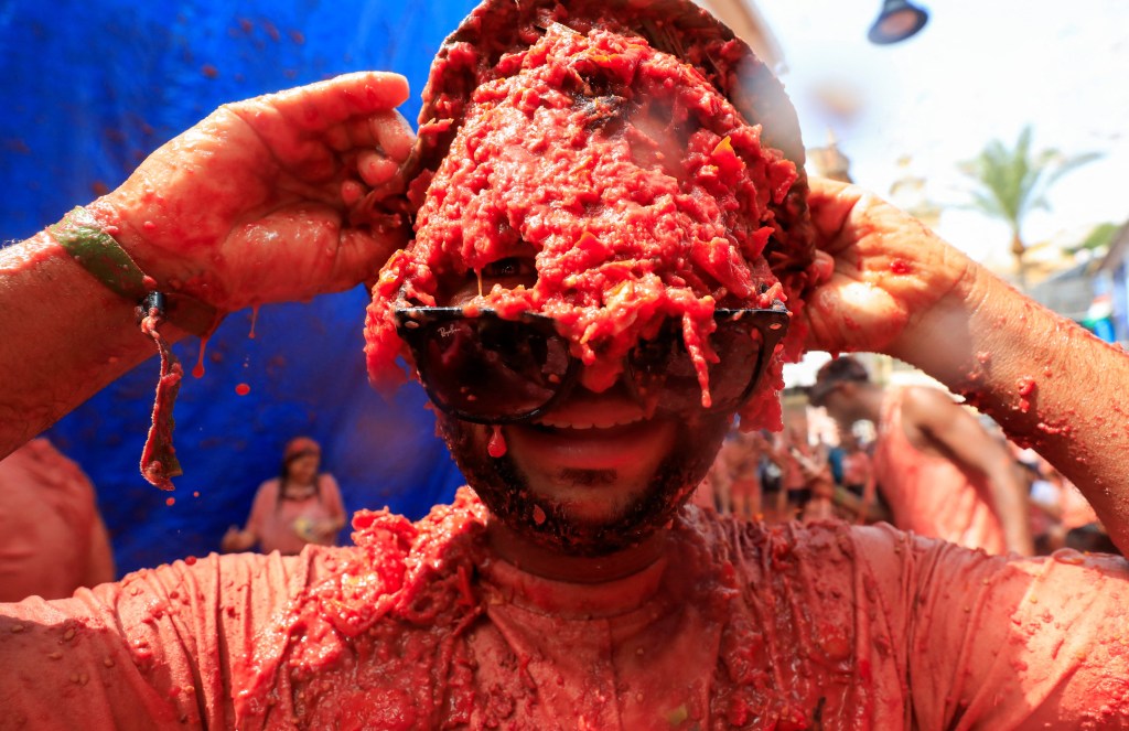 Inside La Tomatina, the ‘world’s biggest food fight’ in Spain: Photos