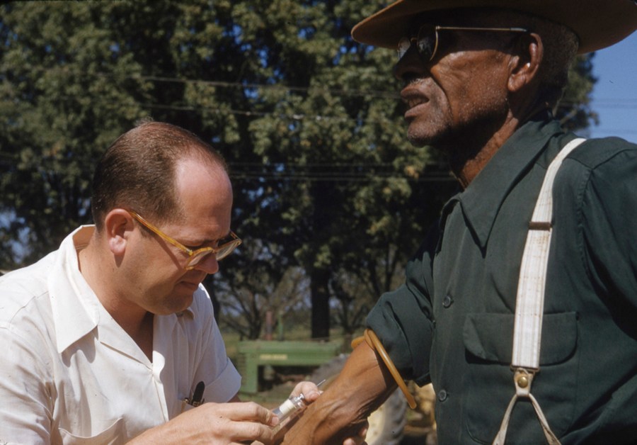 Tuskegee syphilis study, where generations of Black men in Alabama were ...