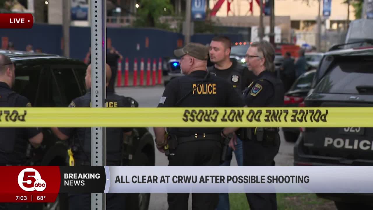 CWRU gives all clear after 'possible shooting' on campus; suspects in ...