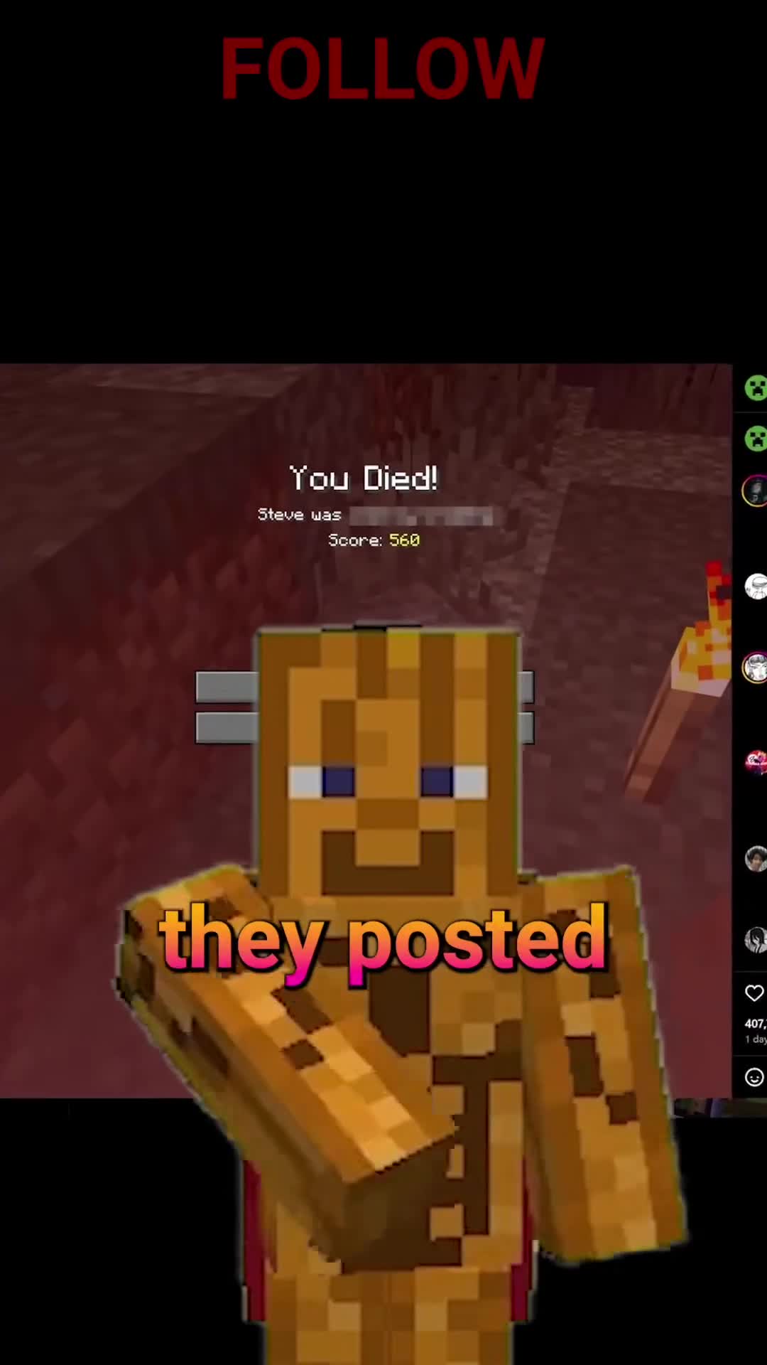 New Minecraft horror mob #minecraft #minecraftbedrock #minecraftbedro...