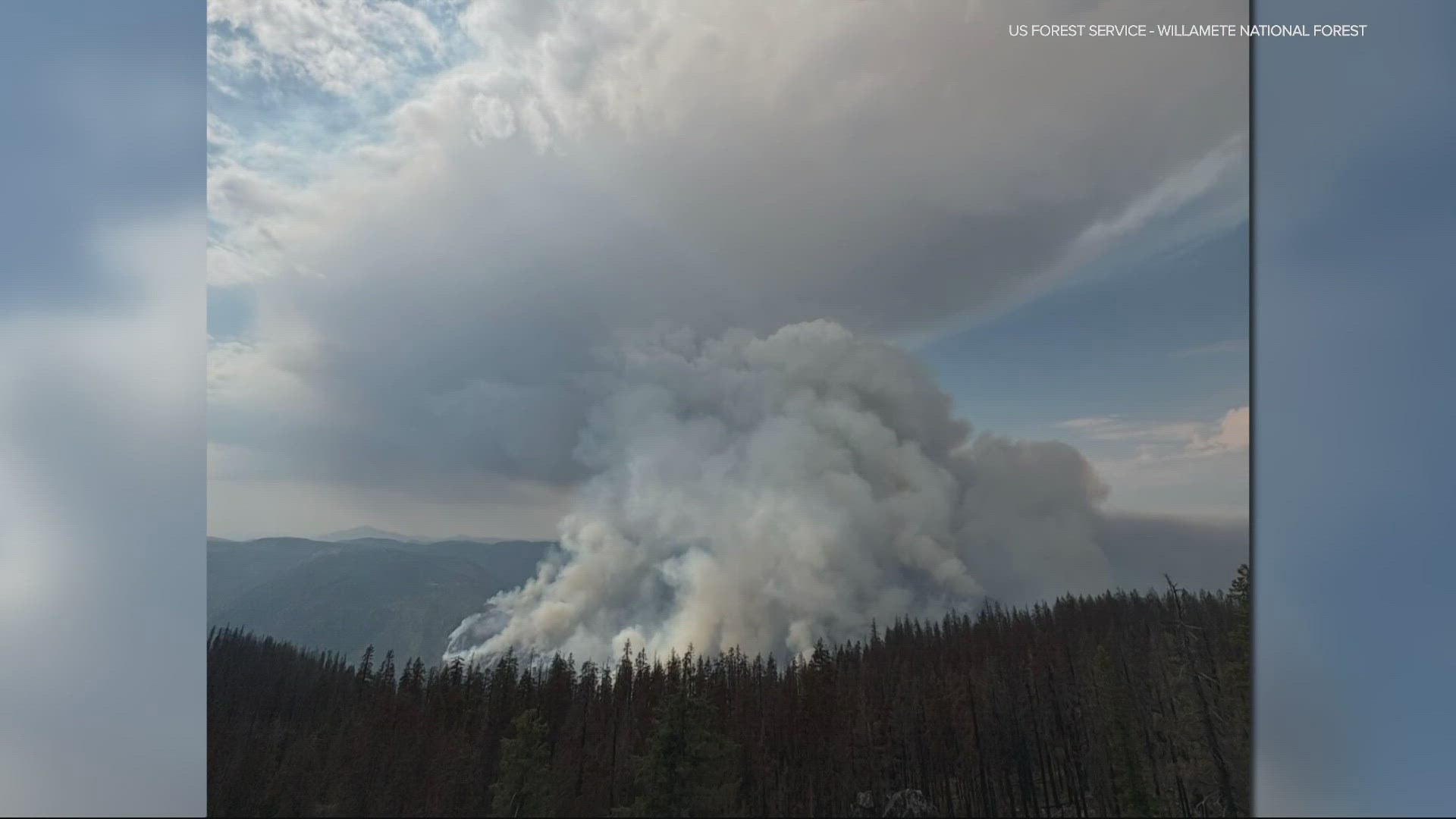 Central Oregon's Emigrant Fire forces closures in Wilamette National Forest