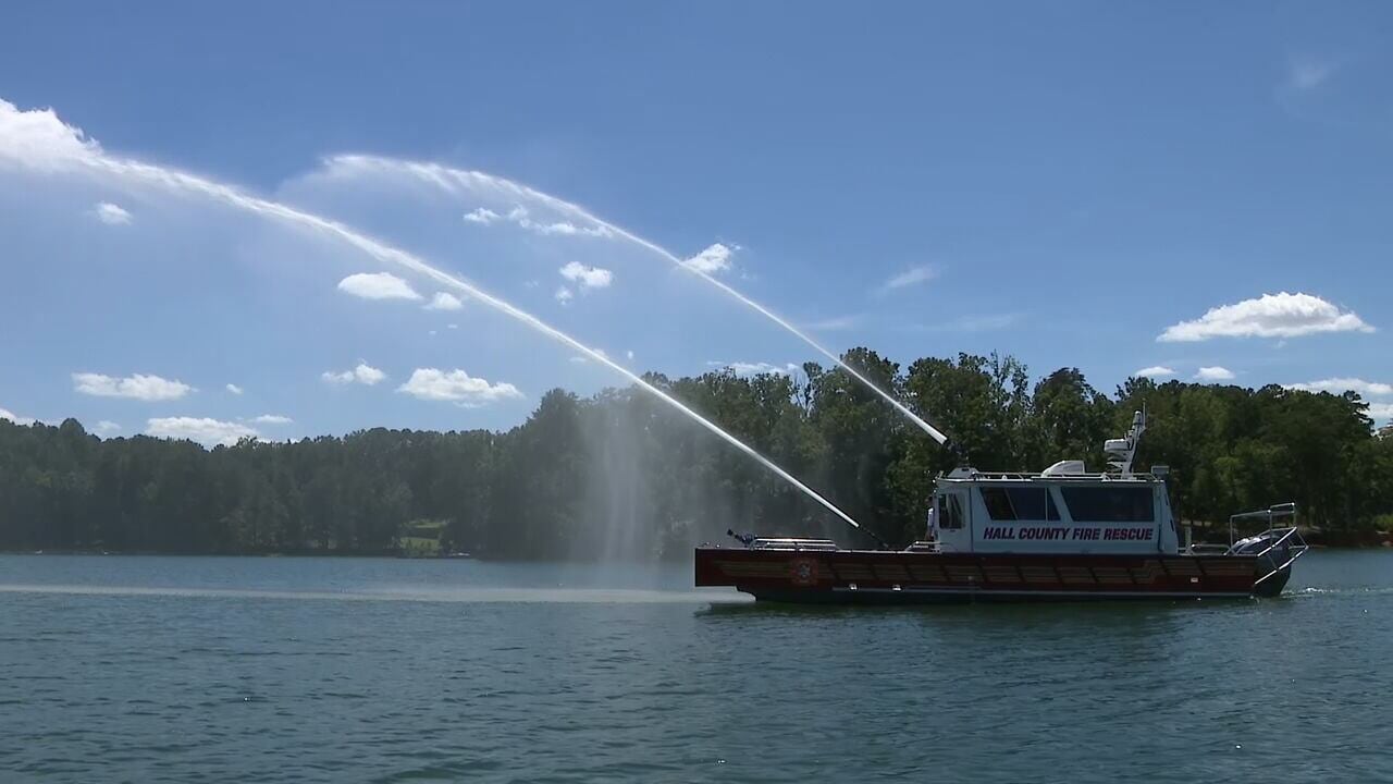 Hall County Fire gets new boat to help them better respond to ...