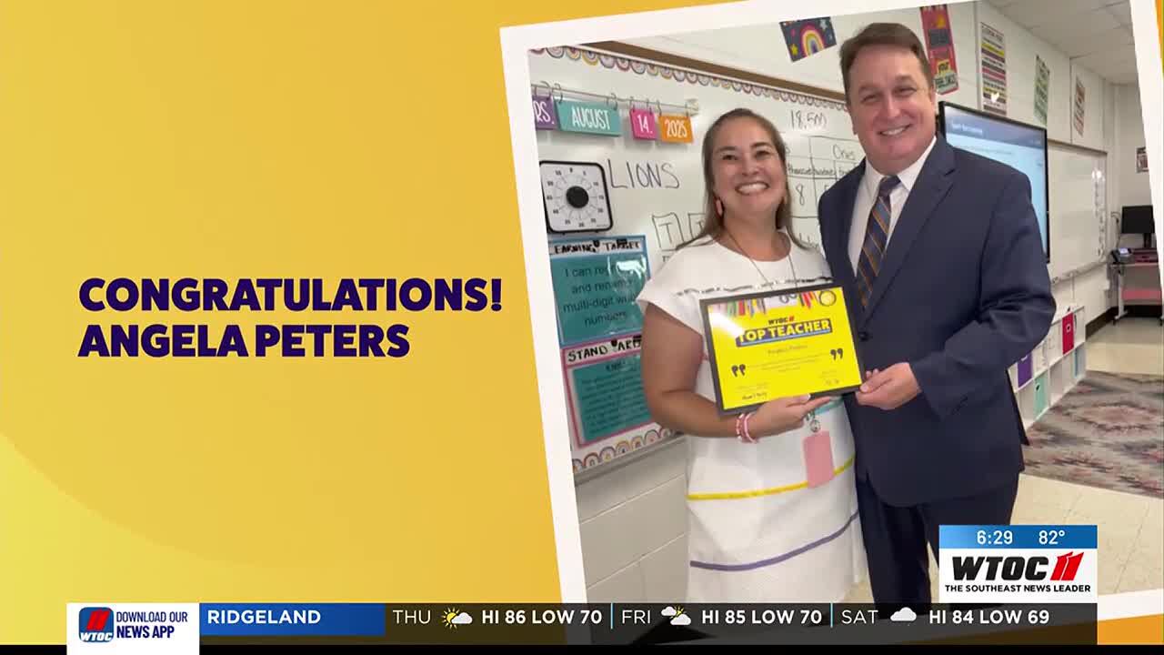WTOC Top Teacher: Angela Peters
