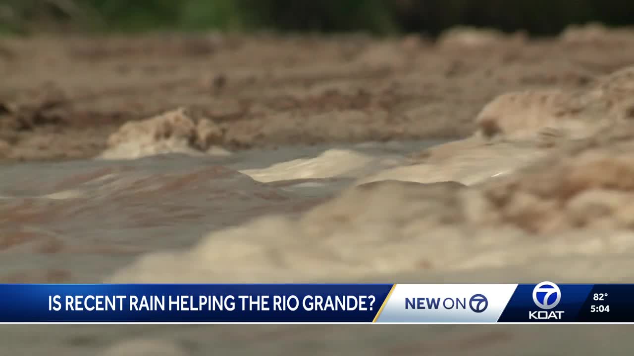 Albuquerque rain offers some relief to the Rio Grande's drought