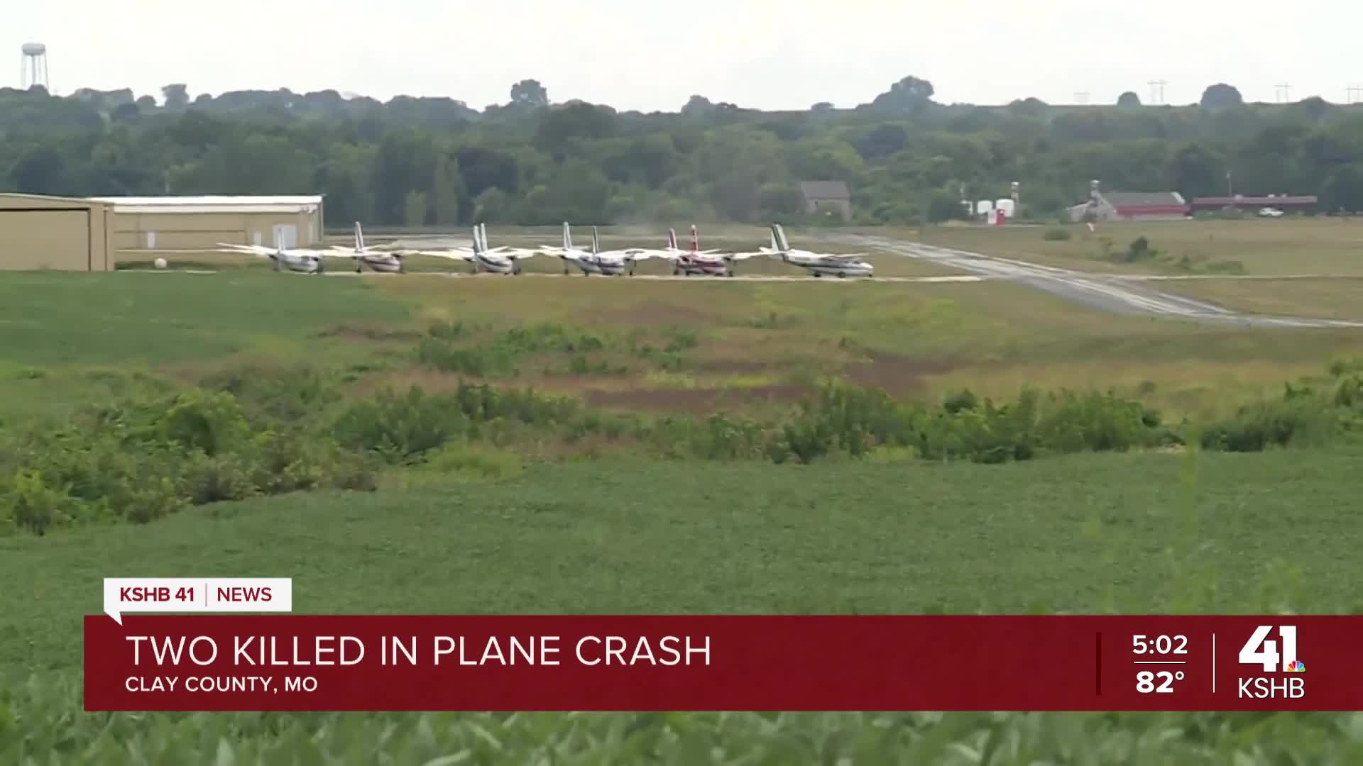 Sheriff: 2 dead in Wednesday plane crash in Clay County, Missouri