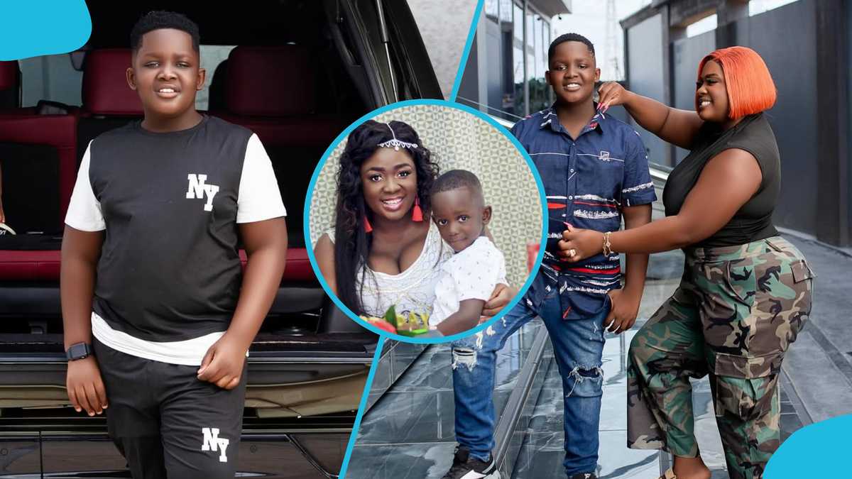 Tracey Boakye's handsome son with ex-Ghanaian footballer grows tall ...