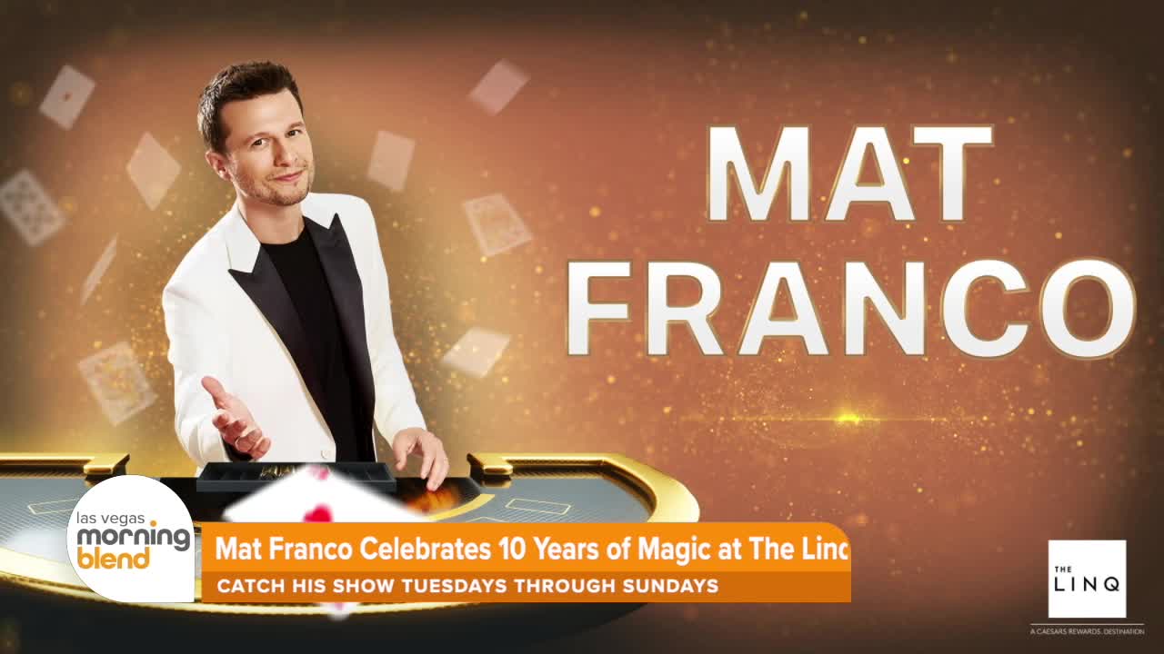 Mat Franco Celebrates 10 Years Headlining at The LINQ v2