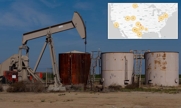 Map reveals more than 1,300 toxic sites across US where cancer-causing ...