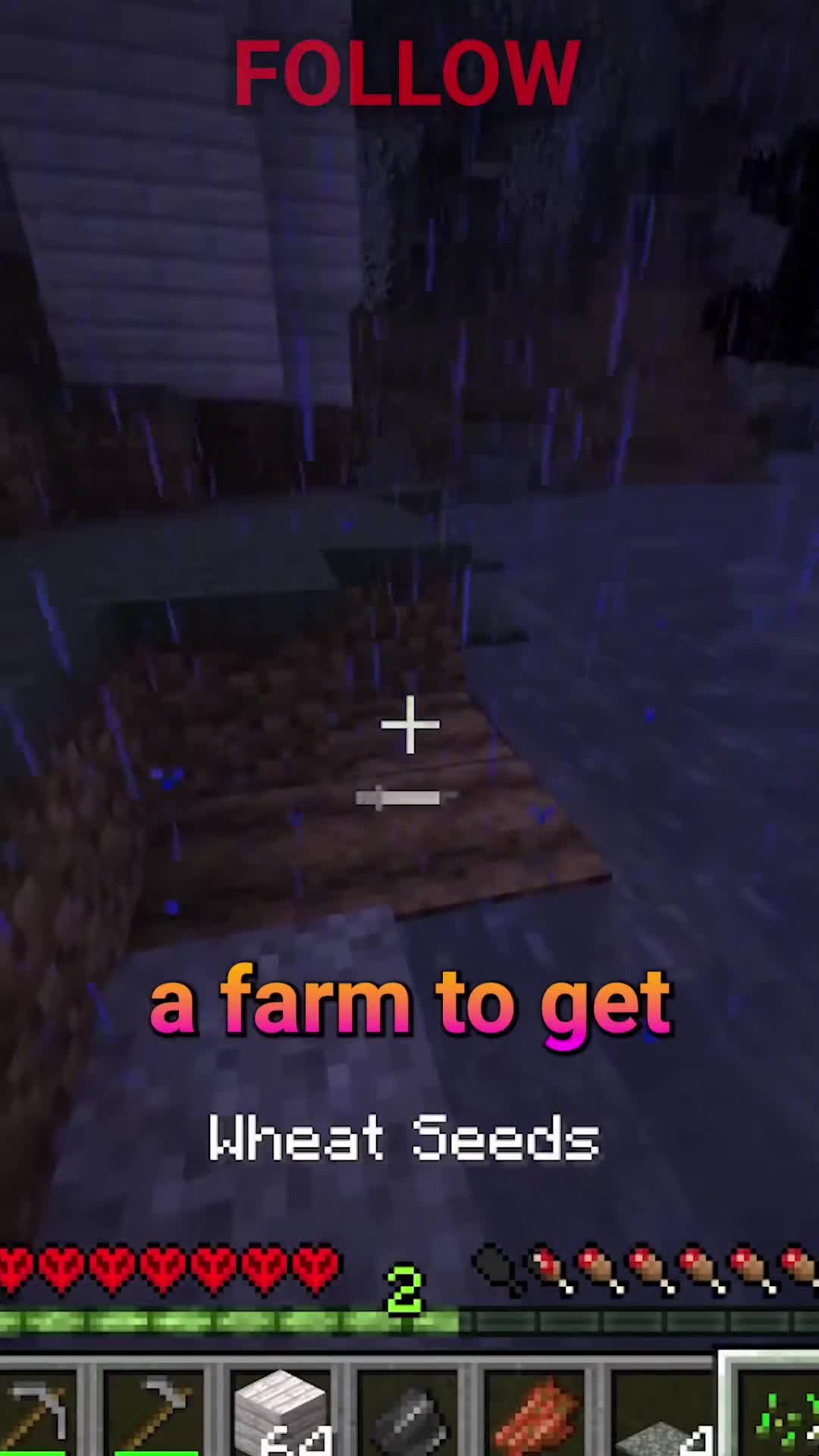 Fishing saved my life in my hardcore Minecraft world! #minecraft #mi