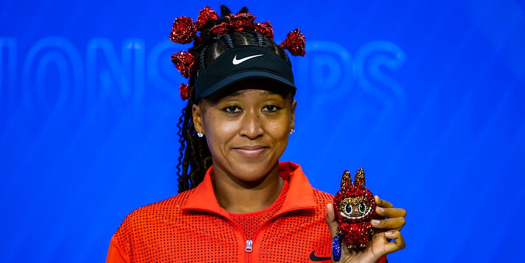 Naomi Osaka's US Open Outfit Featured a Blinged-Out Labubu