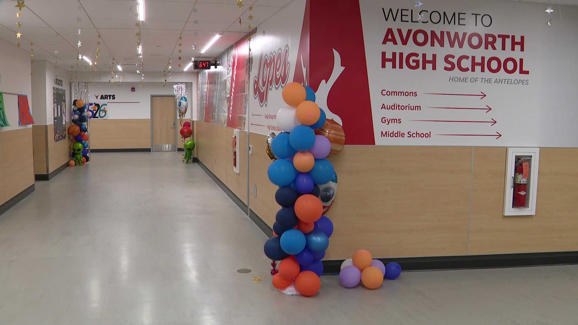 Back to school: Avonworth students return to class