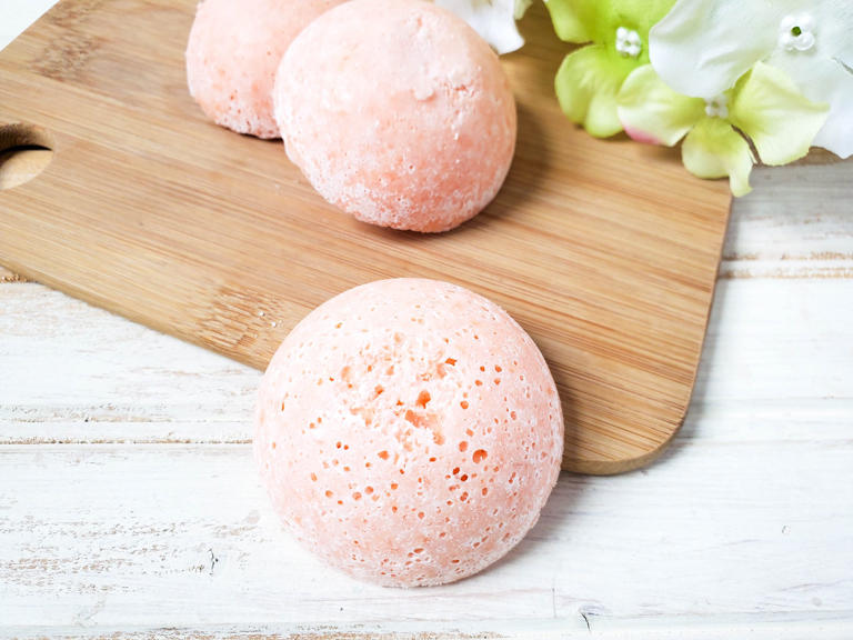 Homemade sweet orange shower steamers recipe for a home spa experience