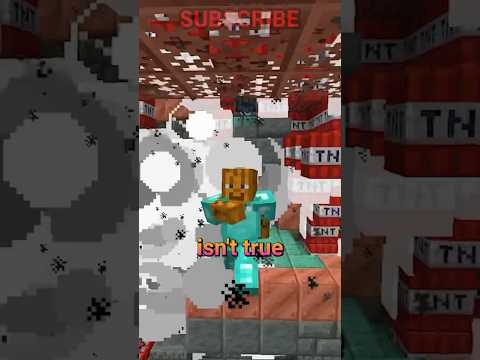 This trick is a lie! #minecraft