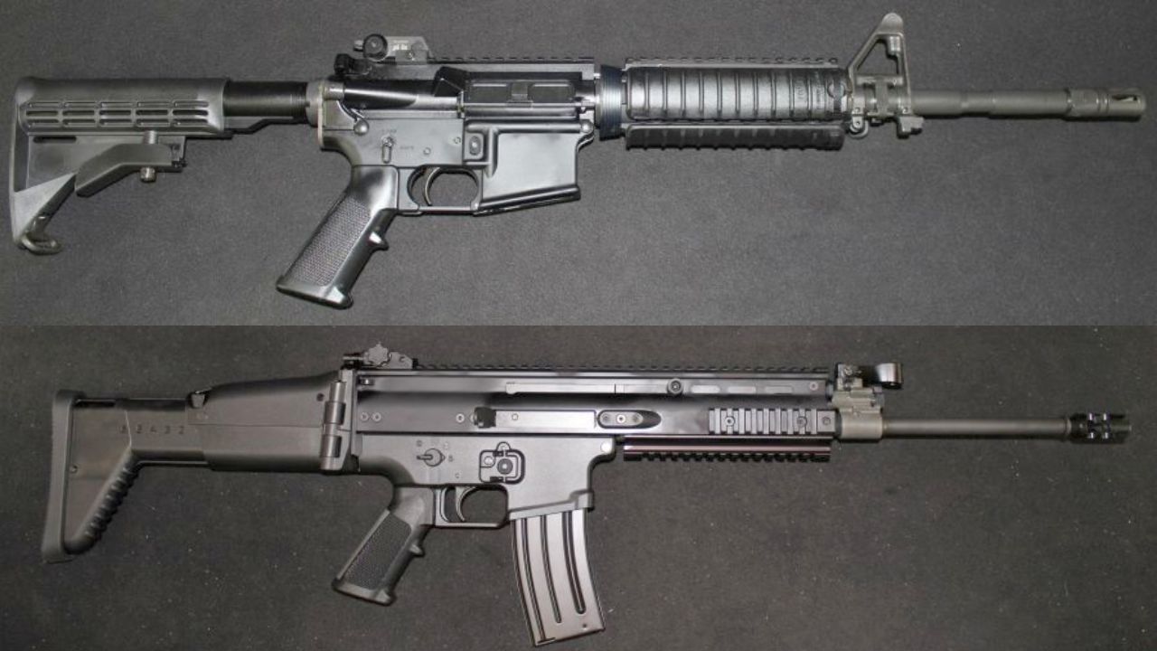Colt m4 carbine vs fn scar 16s combat rifle matchup