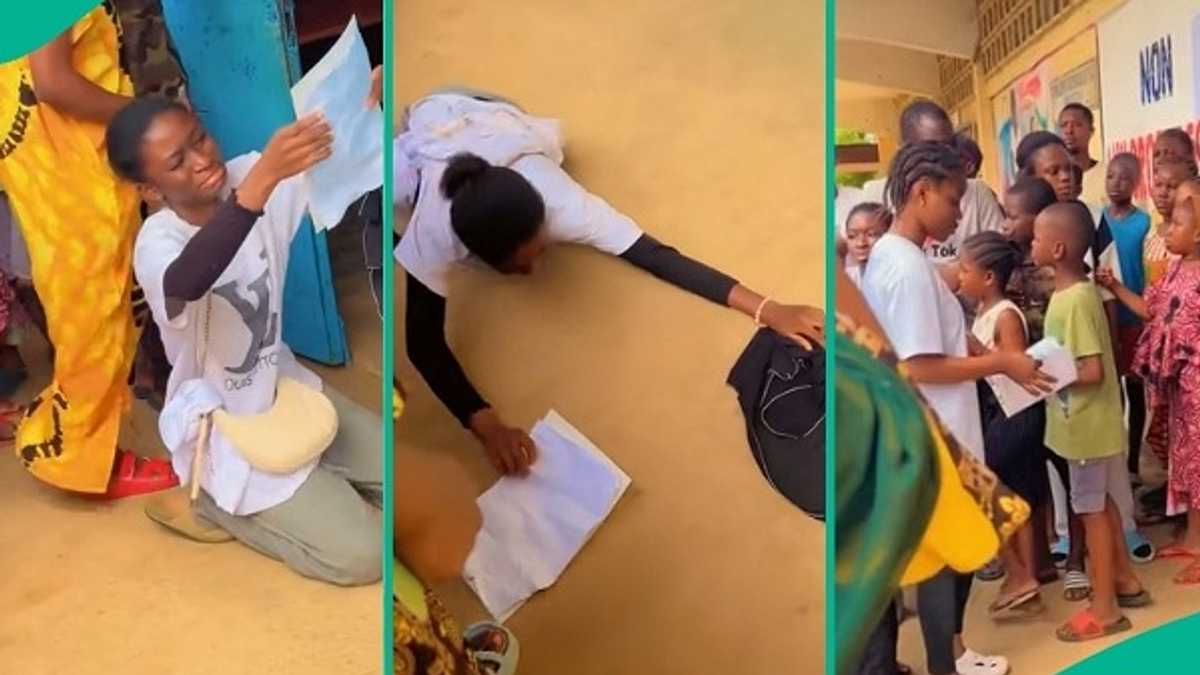 Watch emotional student's reaction to seeing her examination result