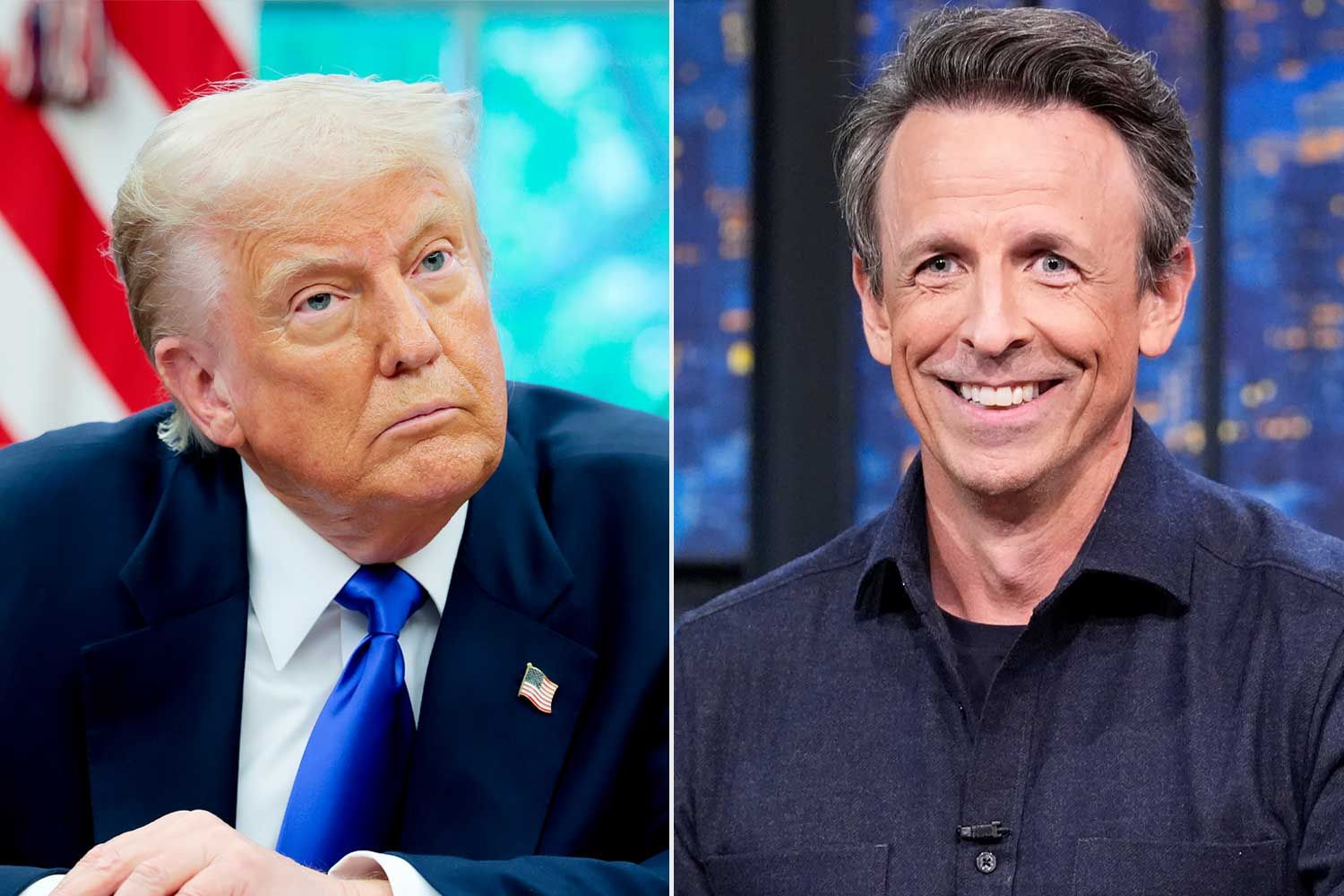 Donald Trump reacts to 'sick rumor' NBC extended Seth Meyers' “Late ...