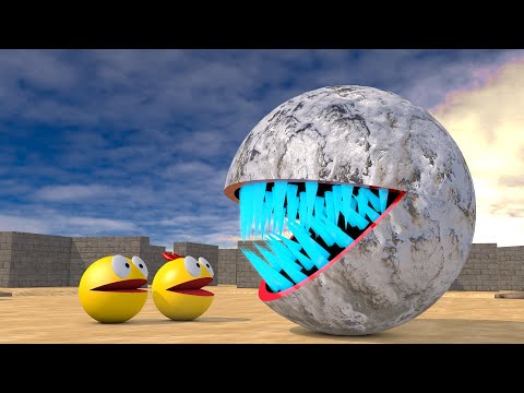 Pacman & Ms. Pacman vs White Monster