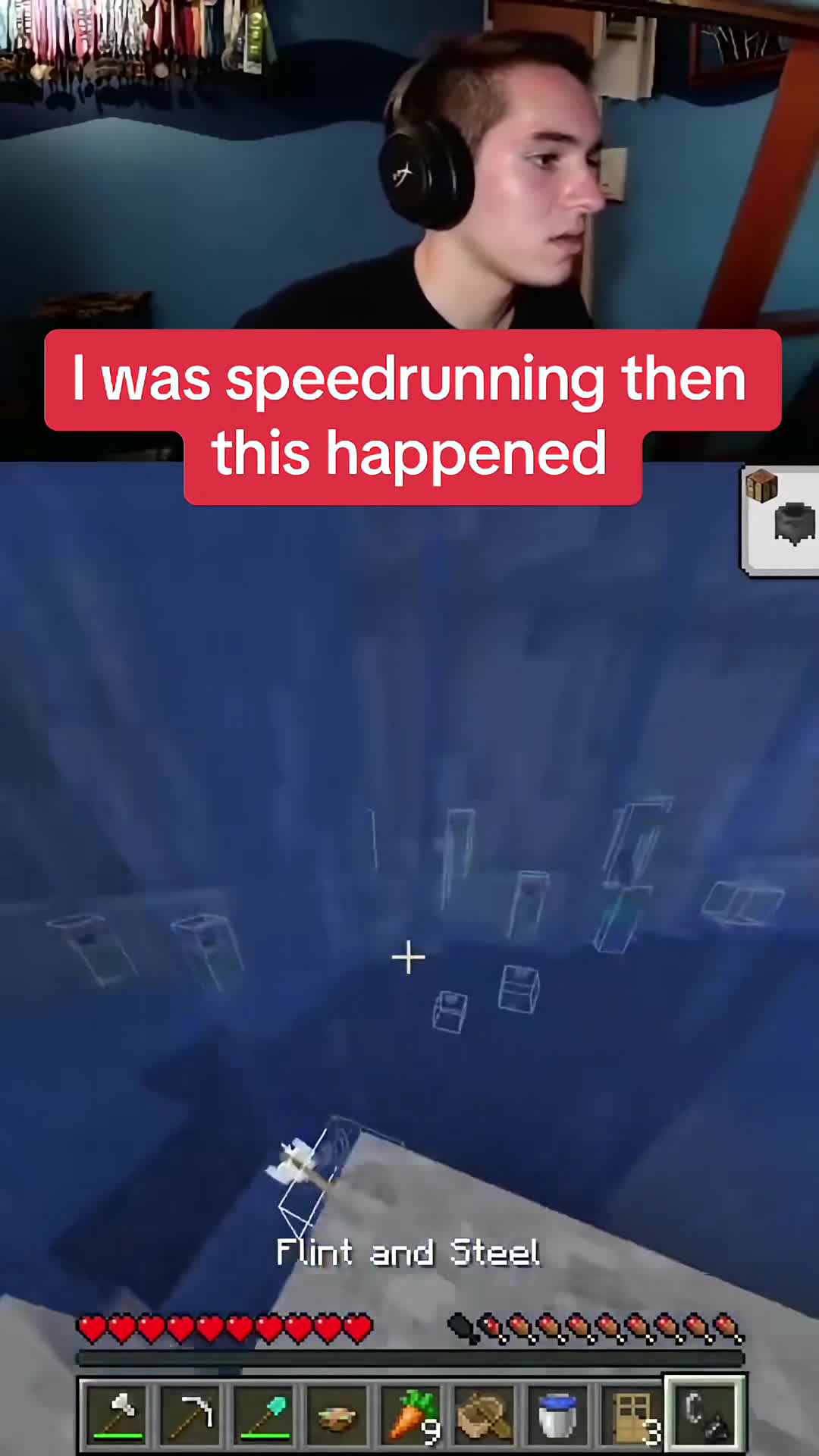 #onthisday Epic minecraft speedrunning moment! this whole on this da...