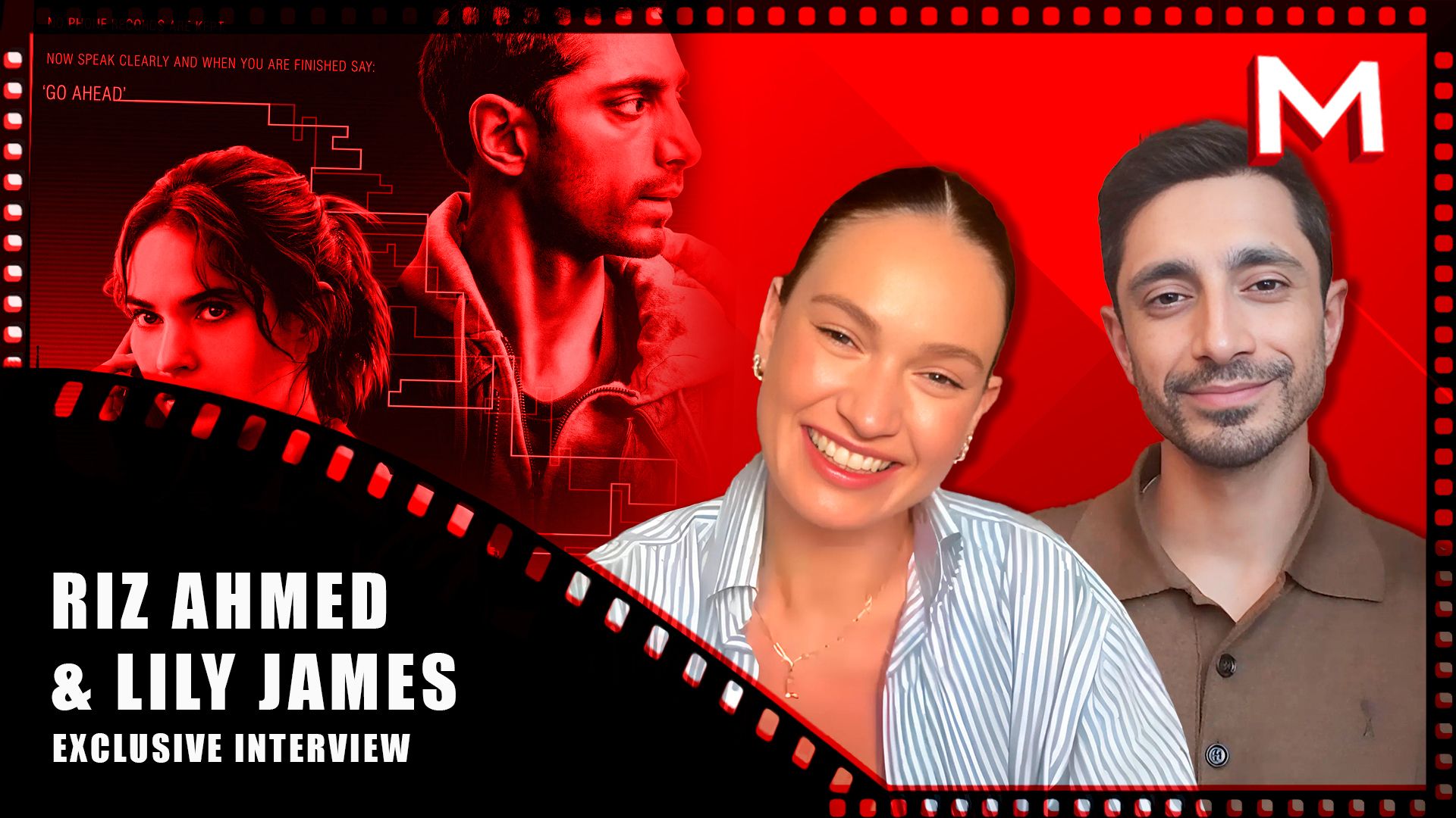 Riz Ahmed and Lily James Talk Layered Thriller 'Relay'