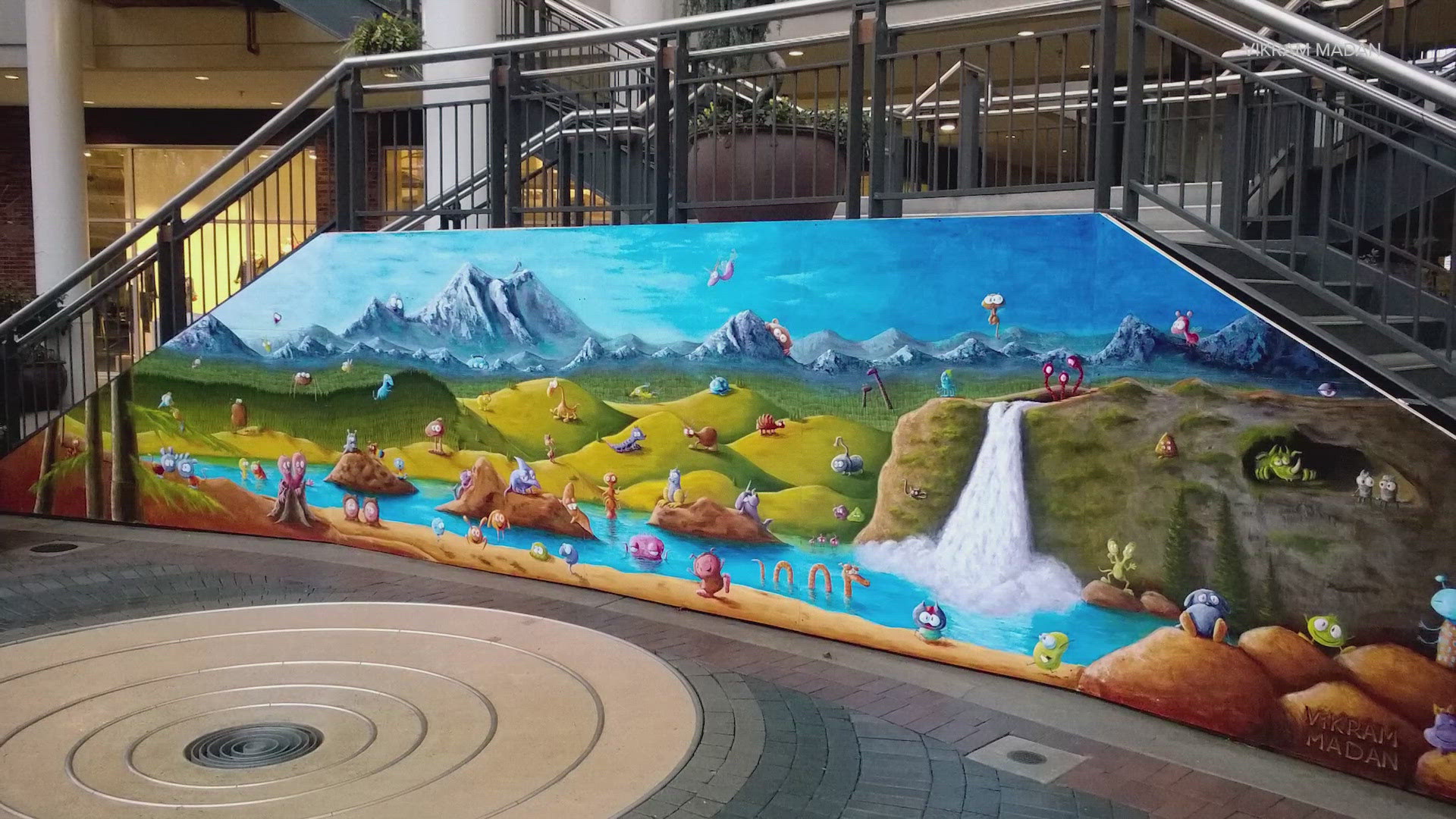 Bellevue artist decries 'cover up' of community mural