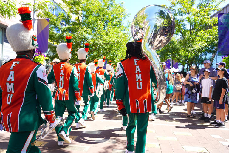 FAMU Marching 100 performs at U.S. Open, honoring Althea Gibson and ...