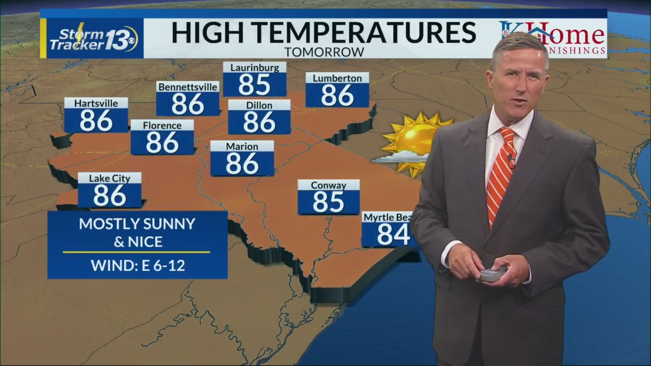 Pleasant weather returns Thursday
