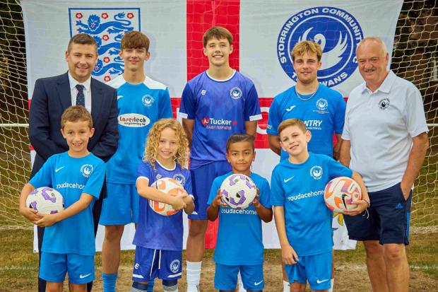 Storrington housebuilder backs football club with £5k donation
