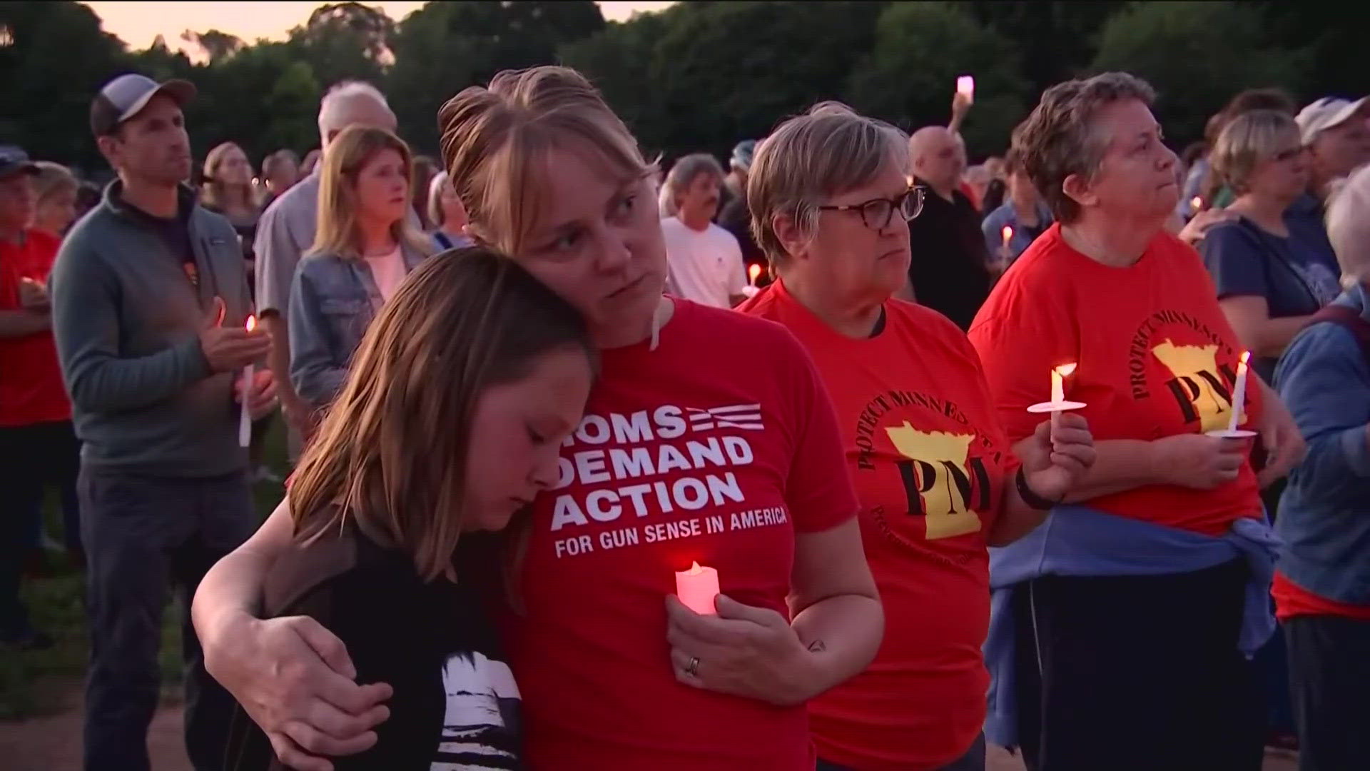 Candlelight vigil held after shooting at Annunciation church