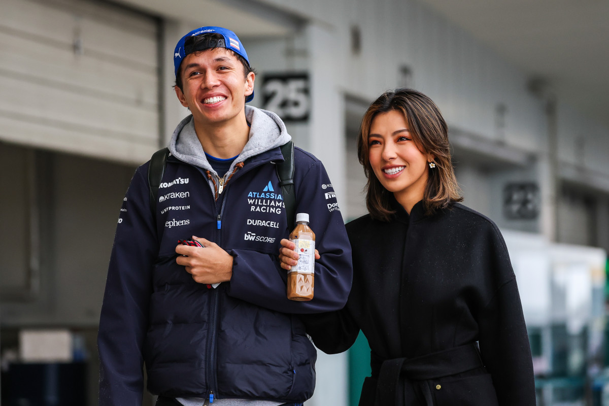 Alex Albon and Lily Muni He Melt Hearts With Stunning Mountainfront Snaps