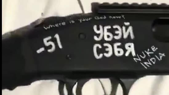 Did Minneapolis shooter write 'nuke India' on his ammo? Viral video ...